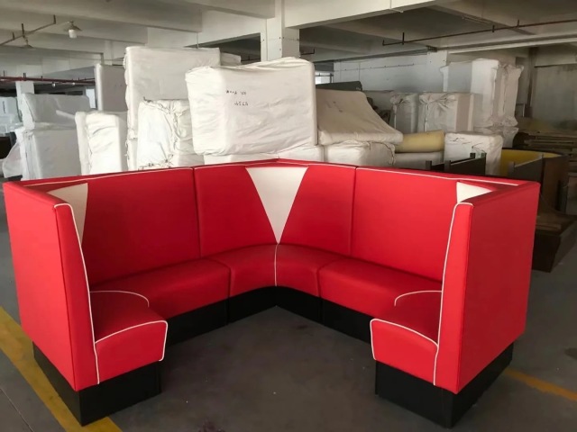 SOF restaurant corner booth seating