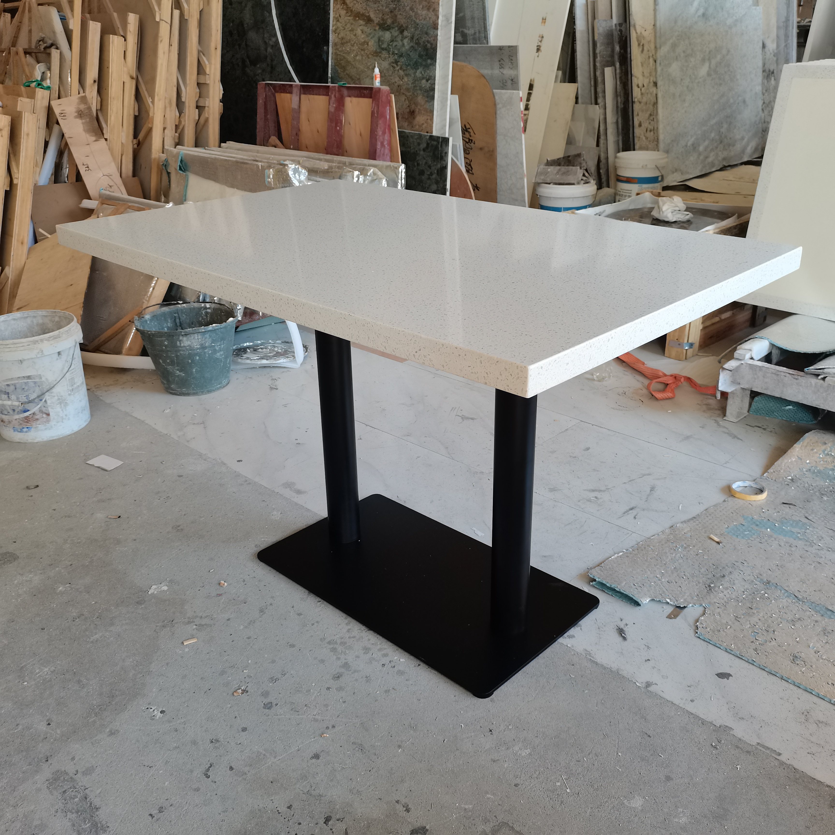 SOF quartz restaurant dining table