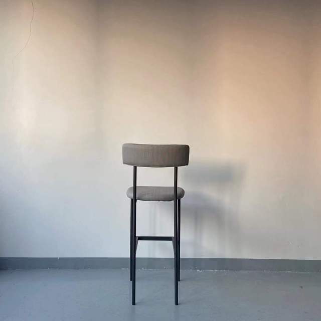 SOF upholstered metal barstool