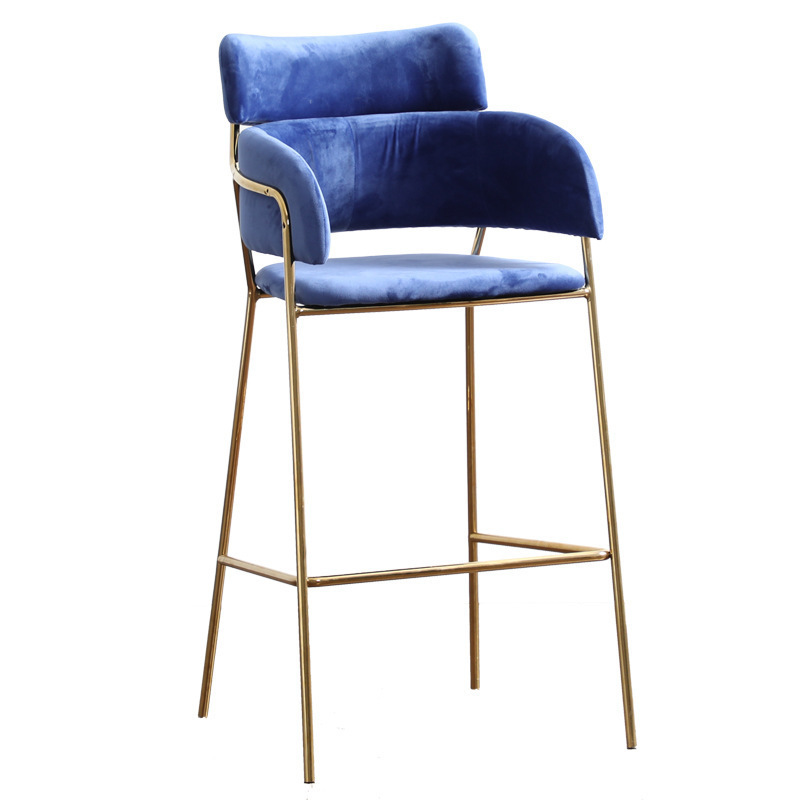 stainless steel high bar chair