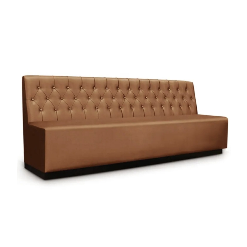 SOF Custom Fine Dining Restaurant Leather upholsered Diamond Back ...