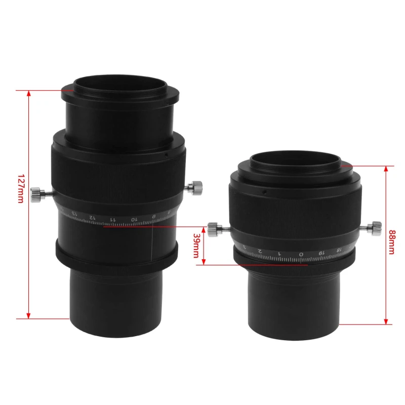 Astromania 2" Helical Micro Focuser with M48-thread and 0.1mm Scale for ...