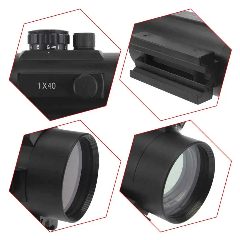 Astromania 1X40RD Tactical Holographic Reflex Red Green Dot Sight ...