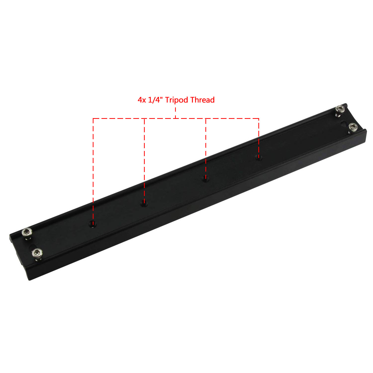 Astromania 33cm mounting Rail for EQ-4/5/6 mounts - GP Prism Rail for ...