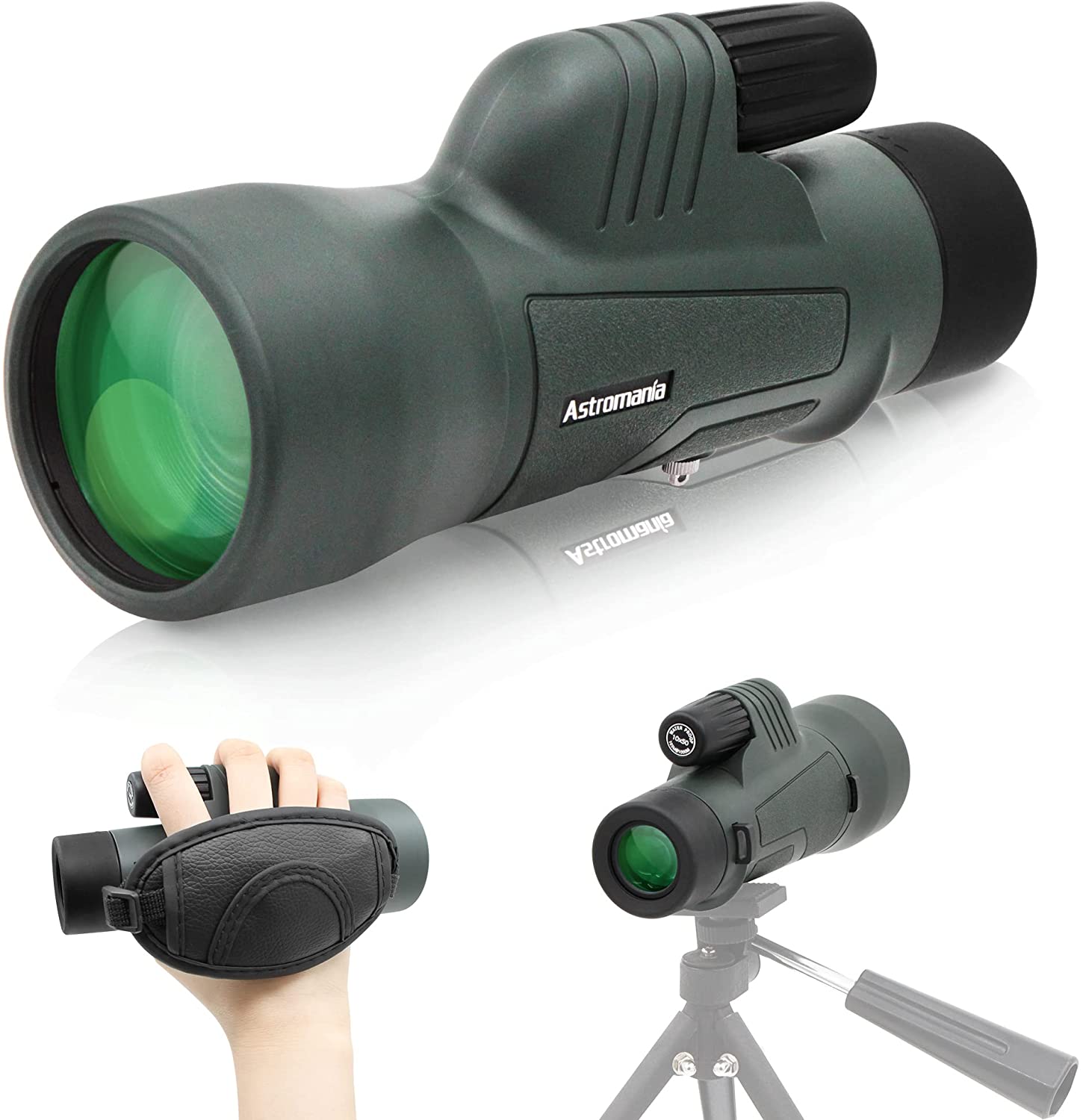 Astromania 10X50 BAK4 High Power Prism Monoculars, Waterproof, Compact ...