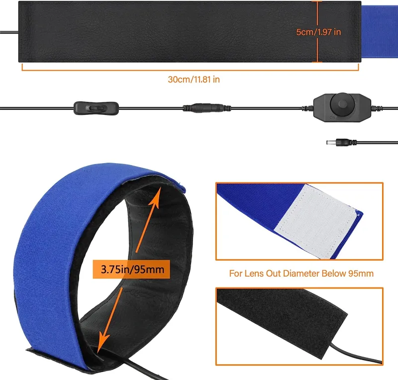 Astromania 30cm DC Lens Heater Warmer Dew Heater Strip - Stepless ...