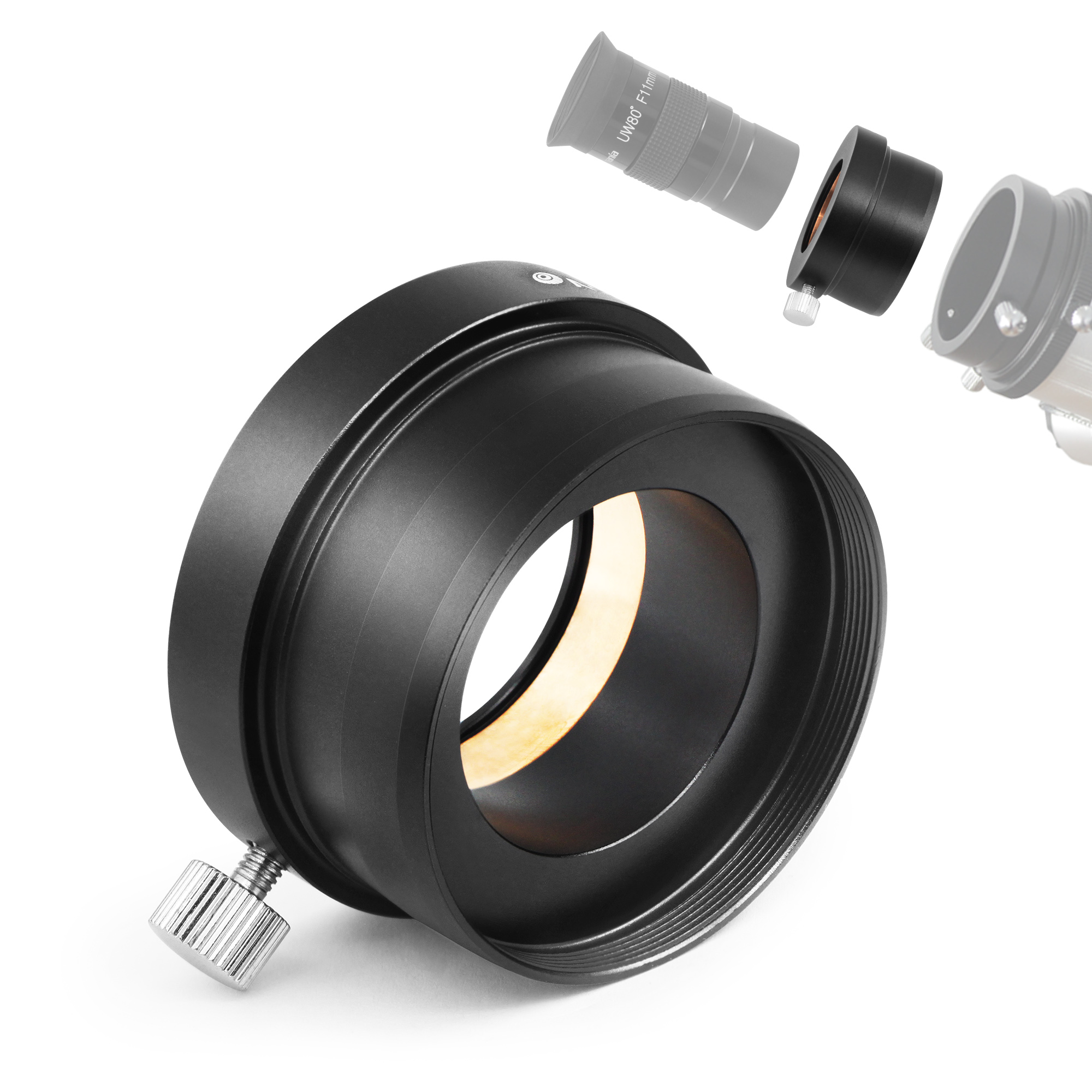 Astromania 2 inch to 1.25 inch Eyepiece Adapter for Telescope Metal