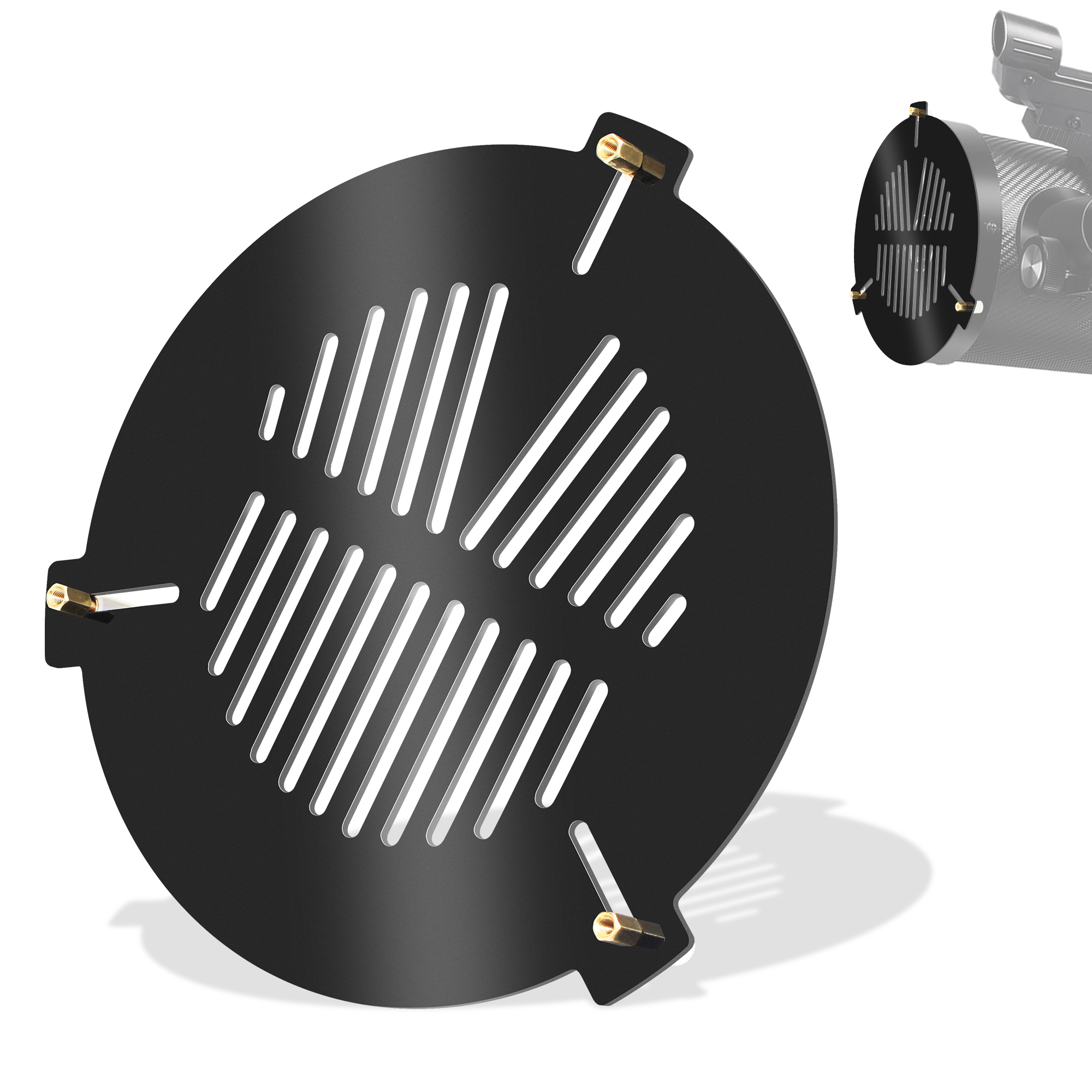 Astromania Bahtinov Mask Focusing Mask for Telescopes - FM100mm for a ...