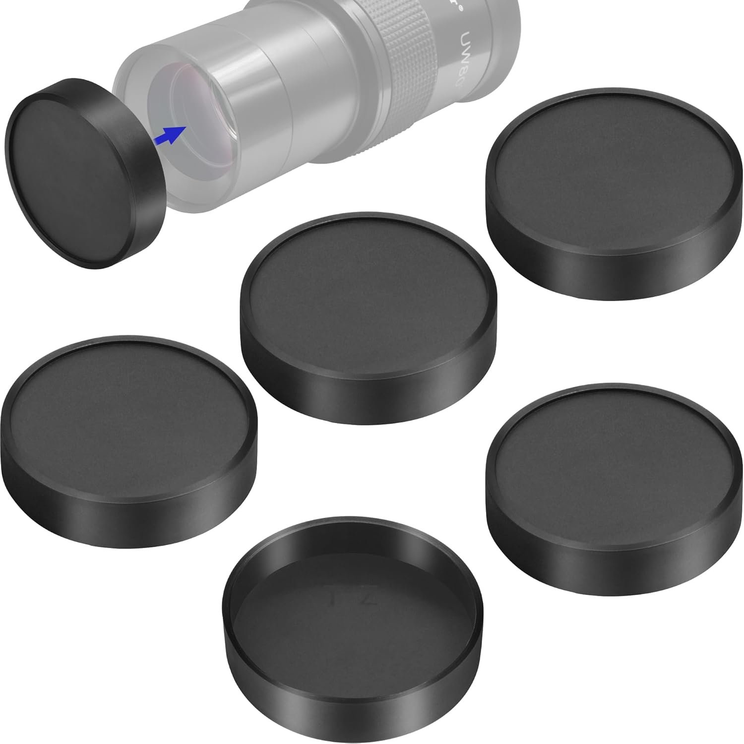 Astromania 5 Pcs Dust Caps for 2" Telescope Eyepiece, Barlow Lens ...