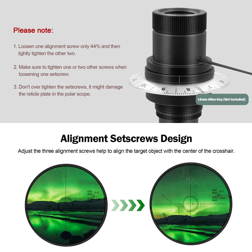 telescope viewfinder alignment