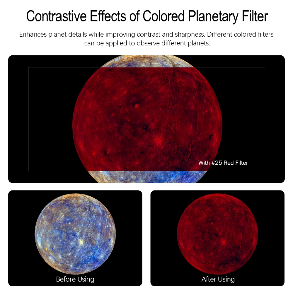 red enhancing filter