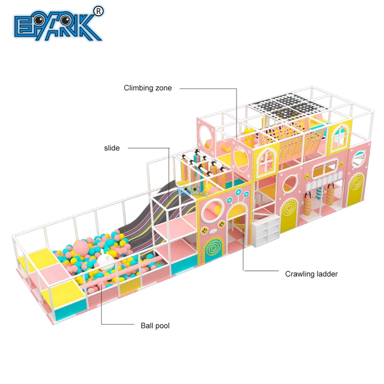 Entertainment Soft Play Equipment Set Indoor Playground