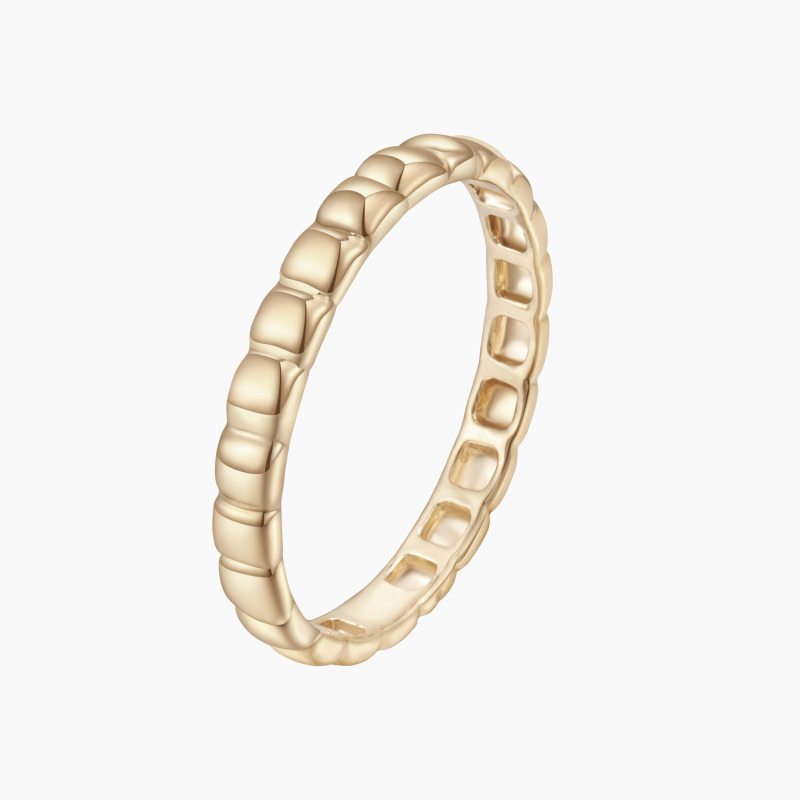 14K Thick Gold Ring