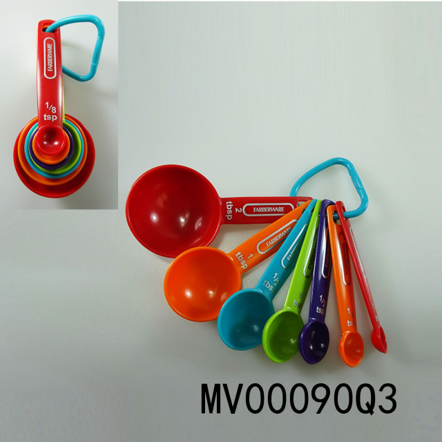 7PCS PLASTIC MEASURE SPOON ABS TC