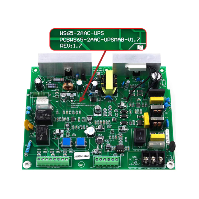 Mitsubishi Elevator UPS Board PCB WS65-2AAC-UPS ZUPS01-001 TD80P-M06-0808