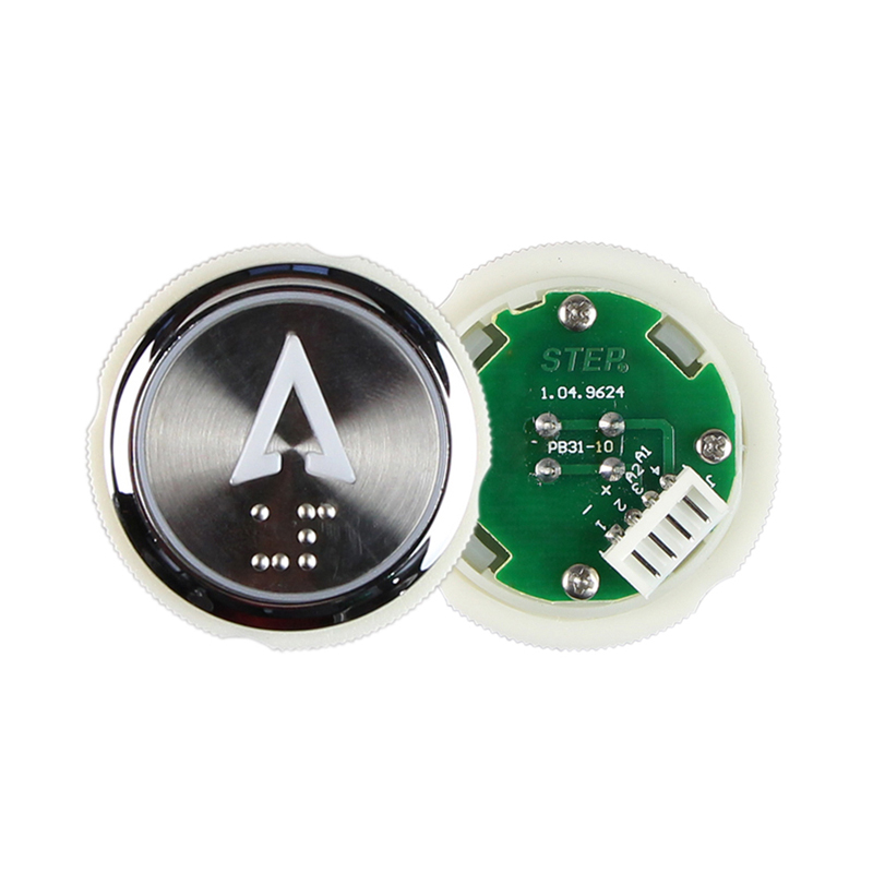 STEP Elevator Push Button Red White And Blue Round Push Button PB31-10