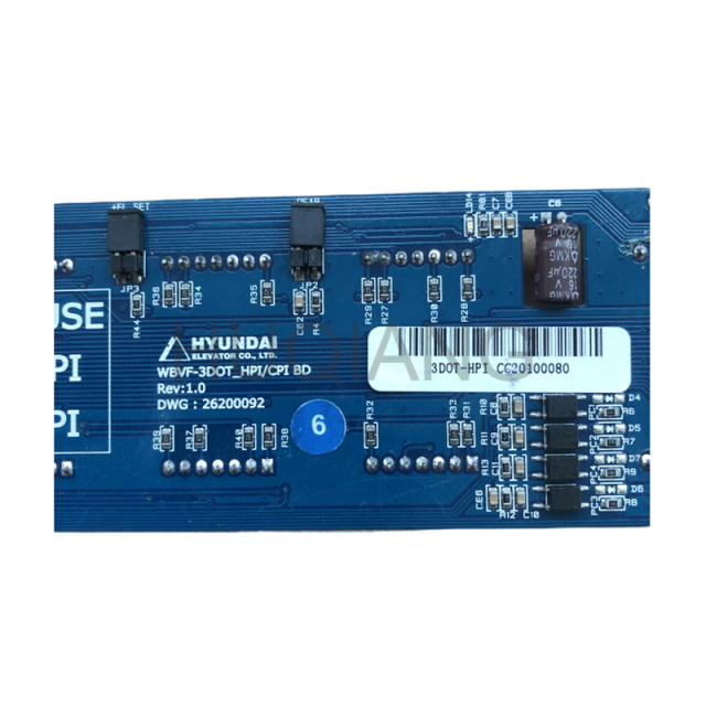 Hyundai Elevator Display Board WBVF-3DOT-HPI CPI BD Display Board DWG ...