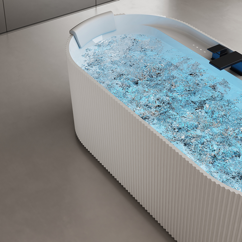 Wholesale High End Quality Acrylic Integrated Bubble Massage Bathtub TW ...