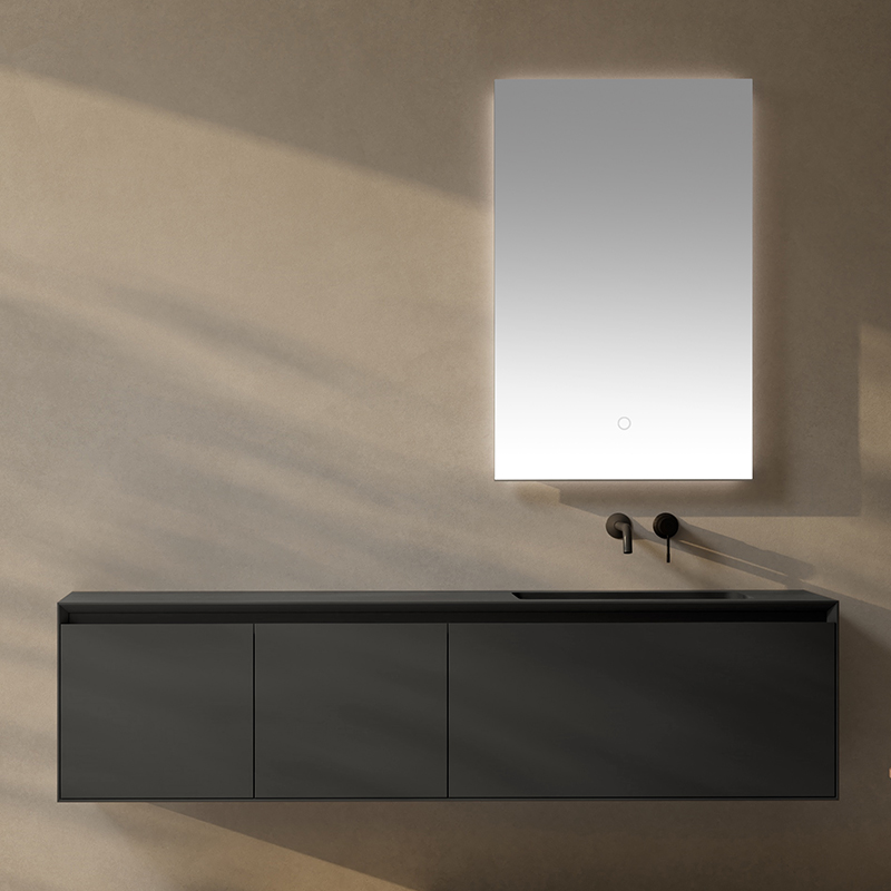 Wholesale Manufacturer Large Floating Bathroom Vanity Unit With Mirror ...