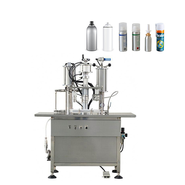 Pharmec Aerosol Can Filling Machine | Automatic Spray Can Filling ...