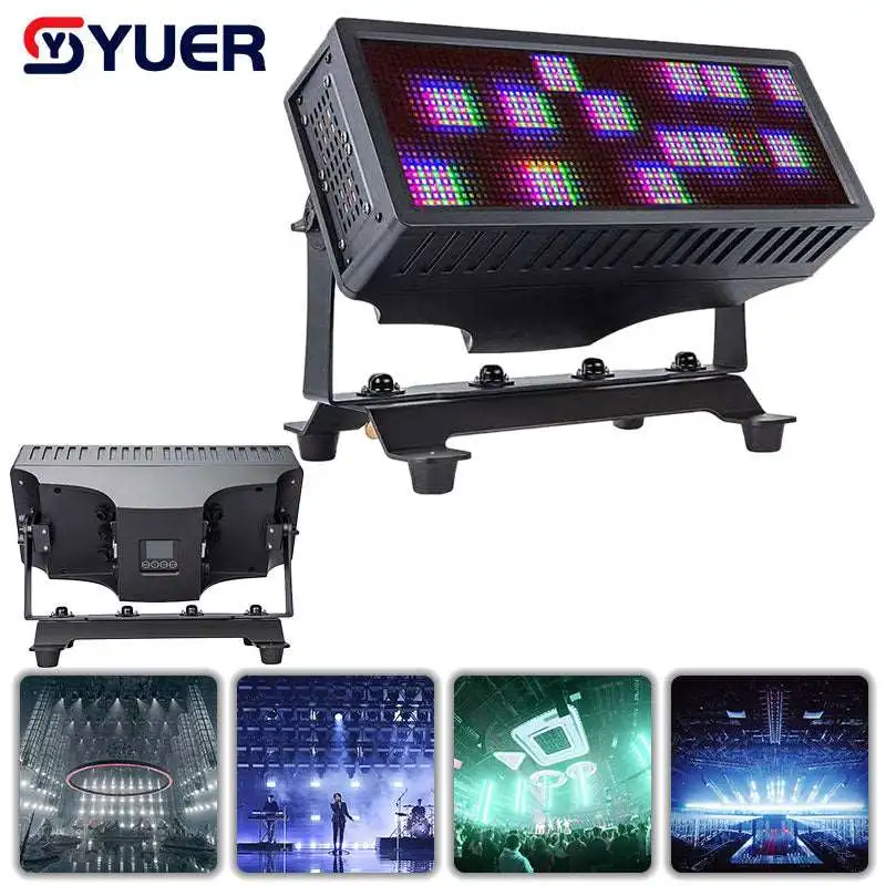 YUER IP65 Waterproof 1200W RGBW LED Strobe Light DMX Controlled Strobe ...