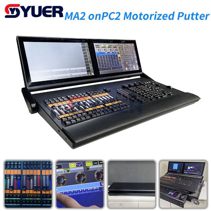YUER NEW RGB Backlighting Motorized Putter DMX Controller Stage Lighing ...