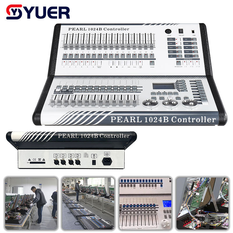 YUER Professional Stage Controller DMX Mini Pearl 1024B Controller ...