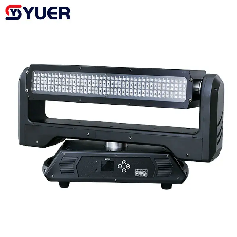 YUER New Double Side 4x2w RGB Laser 20Kpps Scanner Beam Projector With ...