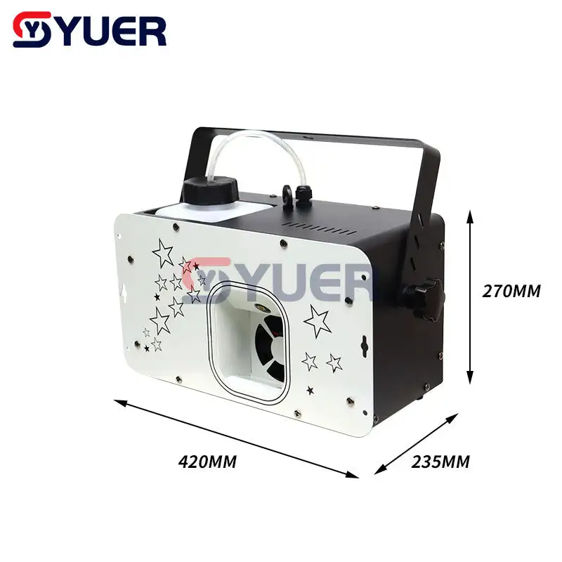 YUER Mini Haze Machine 800W Mist Hazer Water Based Haze Concert Smoke ...