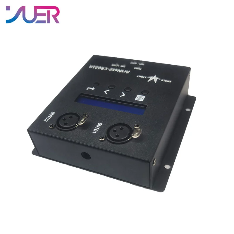 YUER ArtNet DMX 512 Ethernet Lighting Controller Interface 2 Converter ...