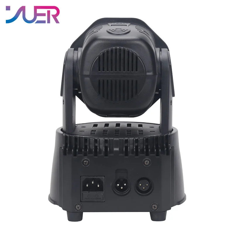 YUER LED 7X12W Wash Light RGBW 4in1 DJ Disco Stage Moving Head Lights
