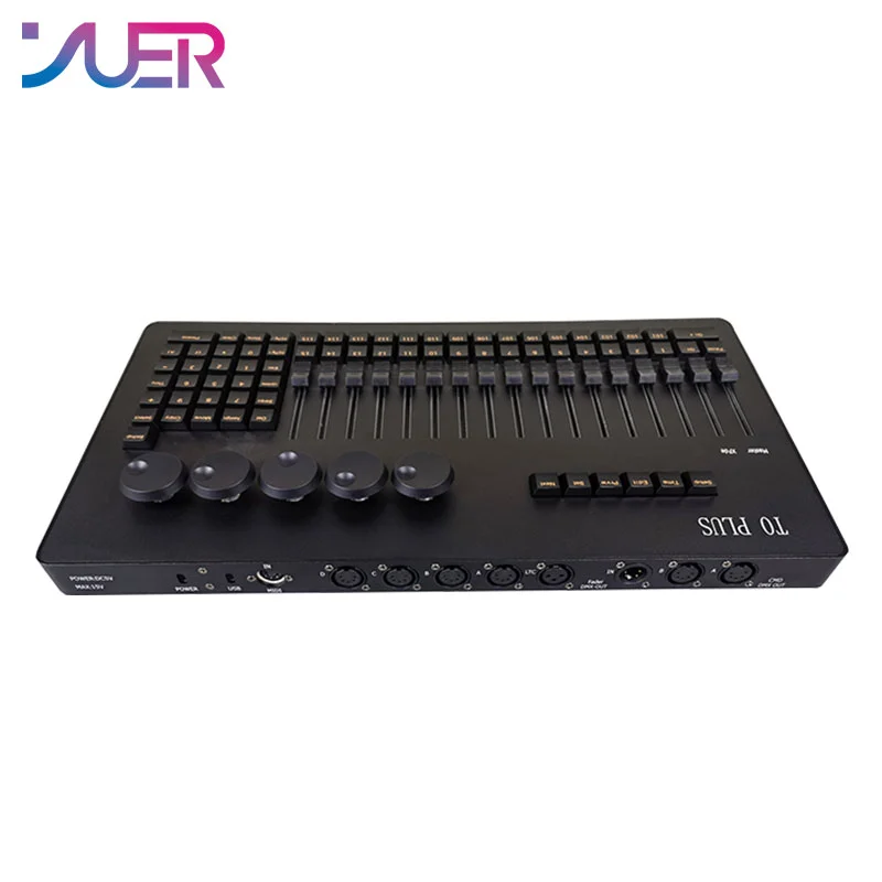 YUER Backlight Fader T0 PLUS Command Wing MA2 On PC For Stage Effect Lighting DMX Controller DJ ...