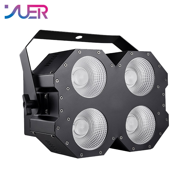 YUER NEW Mold 4 Eyes 200W LED RGBW 4IN1 COB Full Color Lighting 4X50W Blinder Lighting Wedding ...