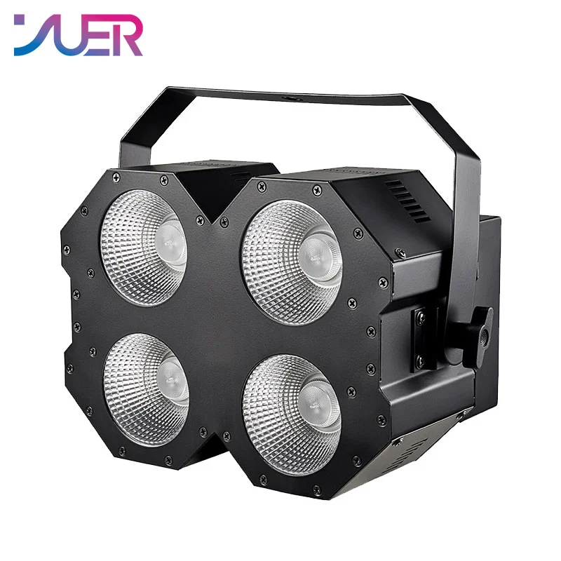 YUER NEW Mold 4 Eyes 200W LED RGBW 4IN1 COB Full Color Lighting 4X50W ...