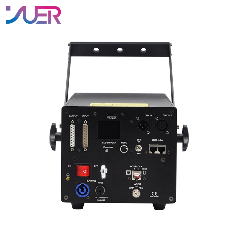YUER Full Color 10W 40KPPS ILDA Scanner Laser Show RGB Projector Ultra ...