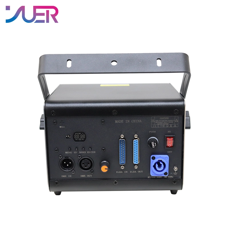 YUER ILDA 6W RGB Laser Light Animation Beam Scanner Stage Laser ...
