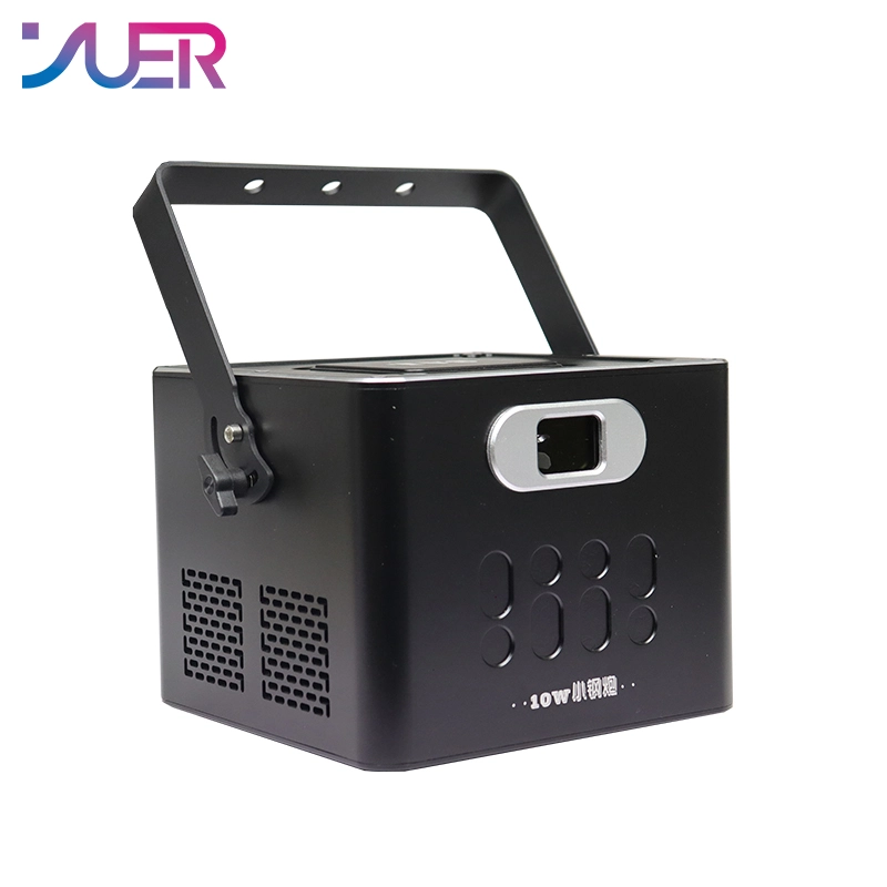 YUER 10W Full Color Laser Light Beam Scanning Animation Pattern Effect ...