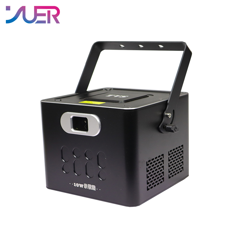 YUER 10W Full Color Laser Light Beam Scanning Animation Pattern Effect ...