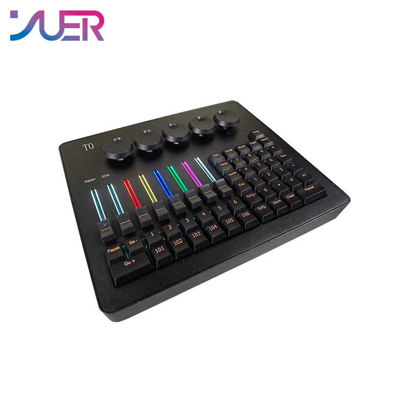 YUER Backlit Fader T0 Console DJ Stage Lighting DMX Controller LED ...