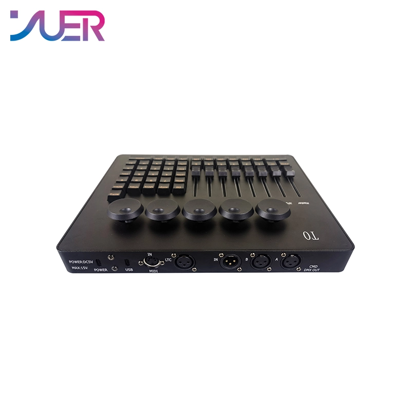 YUER Backlit Fader T0 Console DJ Stage Lighting DMX Controller LED ...