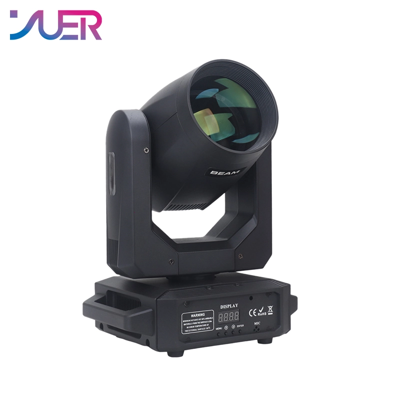 YUER NEW LED Moving Head Light 200W Beam+Spot+18 Rotating Prisms ...