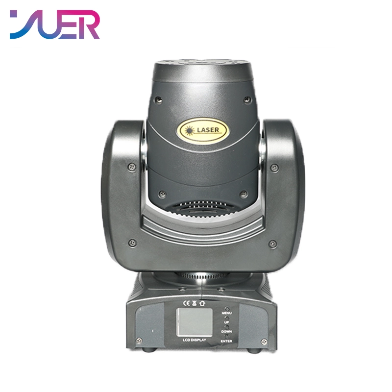 YUER Beam Laser Moving Head Spot 1W DJ Light RGB Laser Sound Activated ...