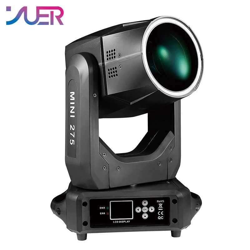 YUER Mini 275W Beam Spot Electronic Focus Rainbow Frost Effect With ...