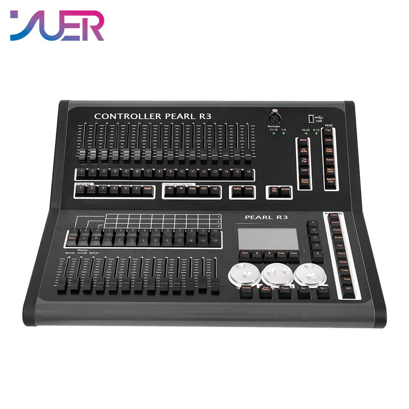 YUER Professional Stage Controller DMX Mini Pearl R3 Controller ...