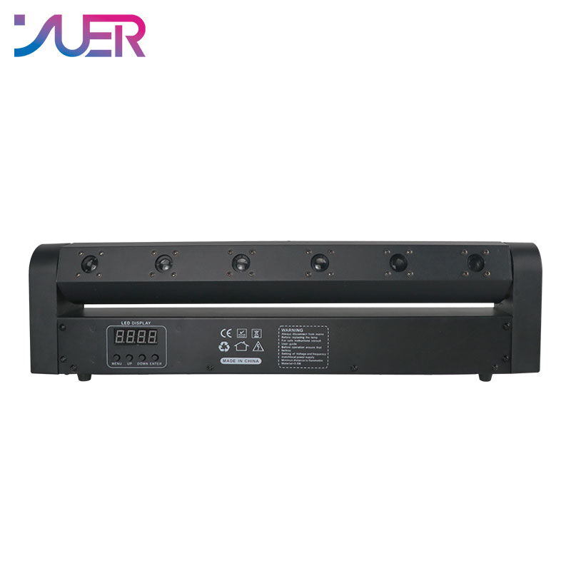 YUER 6 Eyes Stage Effect Red Laser Bar Beam Lighting for DJ Disco Party ...