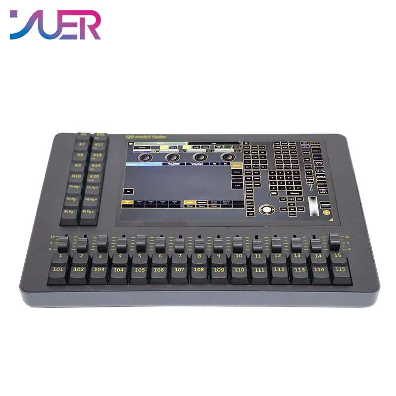 YUER Grand MA Mini Q0 Mobile Fader Wing Stage Lighting Console Touch ...