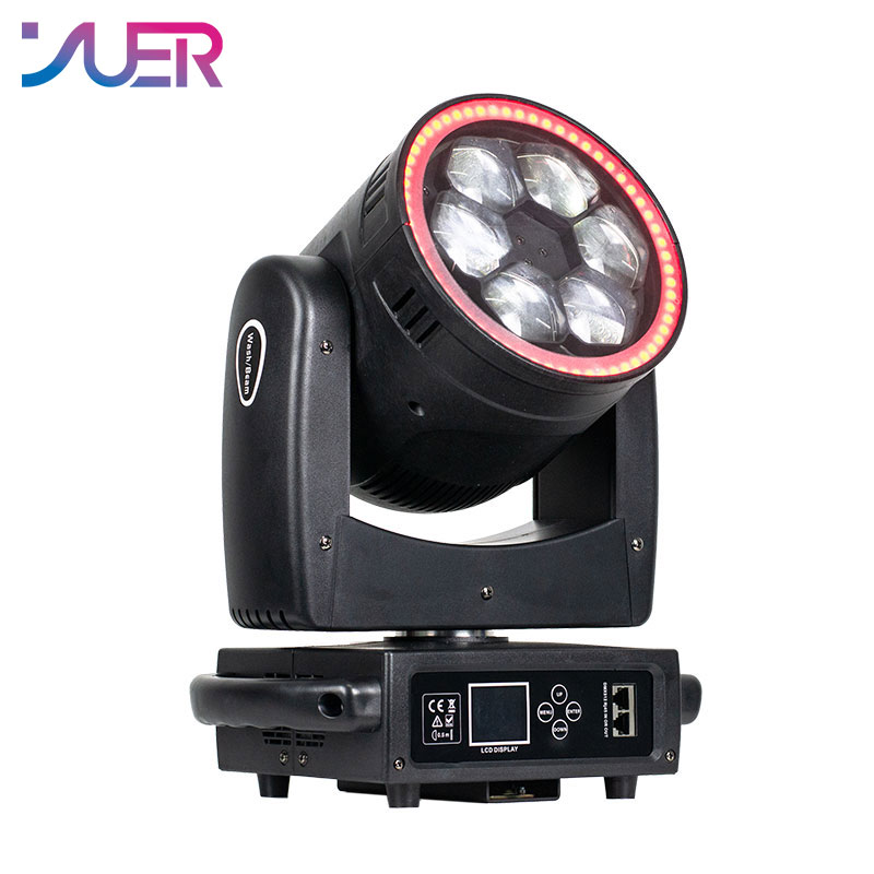 YUER 6x40W LED Head Bee Eye Led Beam Moving Head Wash Light Stage ...