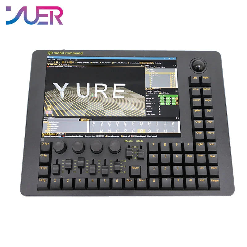 YUER Grand MA Mini Q0 DMX Light Console Command wing Controller For Led ...