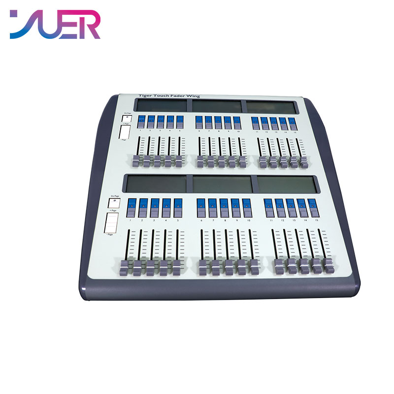 YUER Tiger Touch Fader Wing Stage Effect Lighting Console with Flight ...