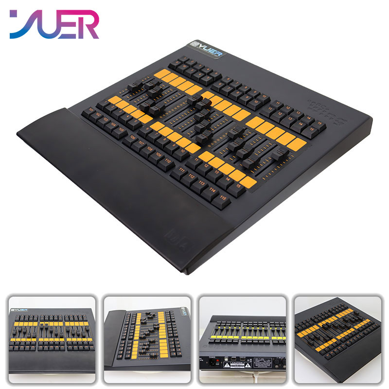 YUER Console On 2 MA Pc Fader Wing DJ Disco Stage Light 512DMX ...
